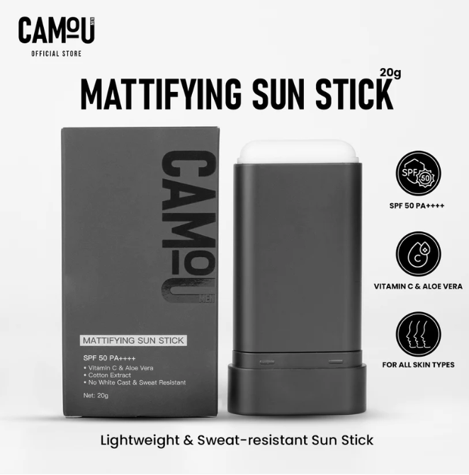 Mattifying Sun Stick (Sun Screen, Sunblock, For the Face) CAMOU FOR ME ...